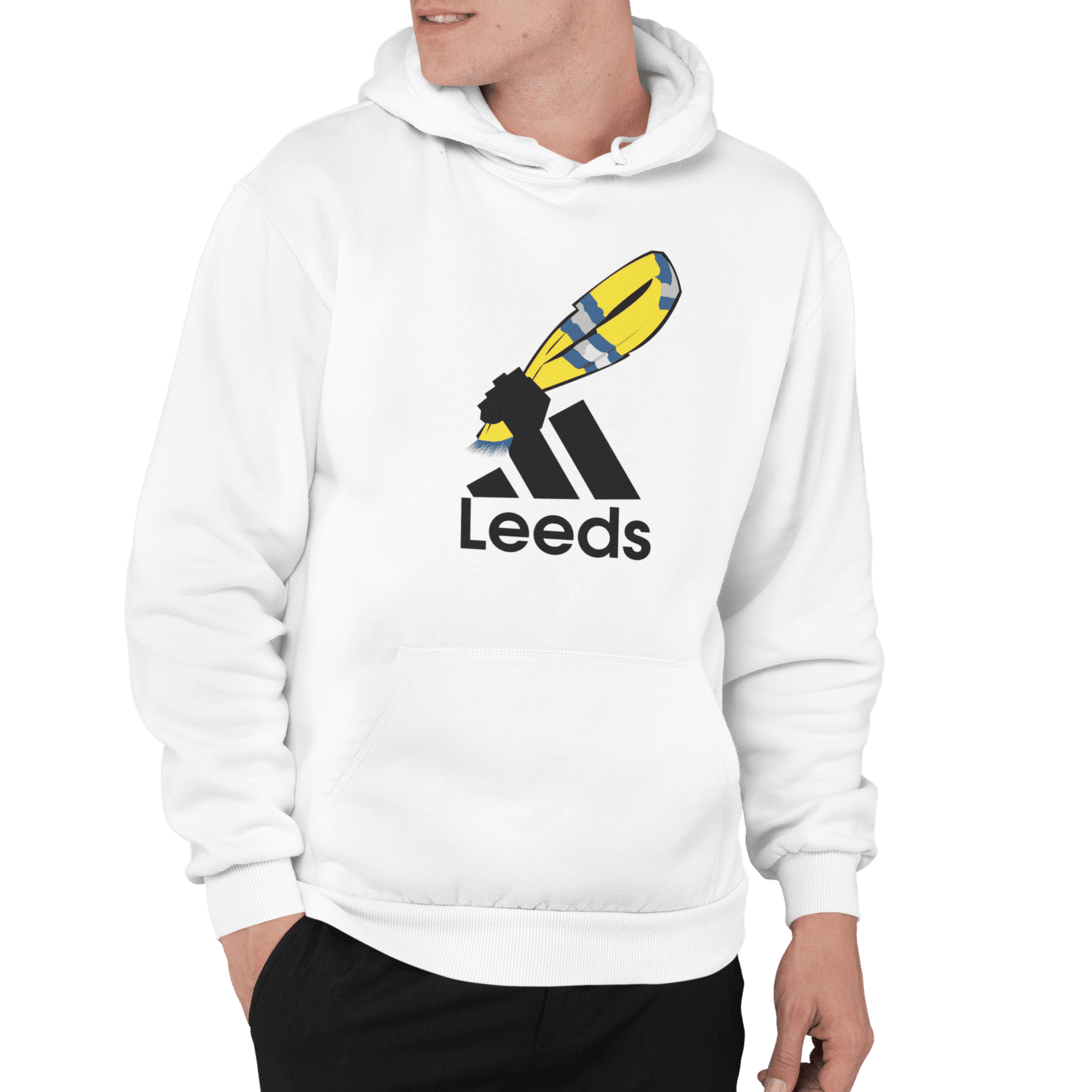 Leeds United Hoodie | Sweatshirt | Kapüşonlu - Santraway